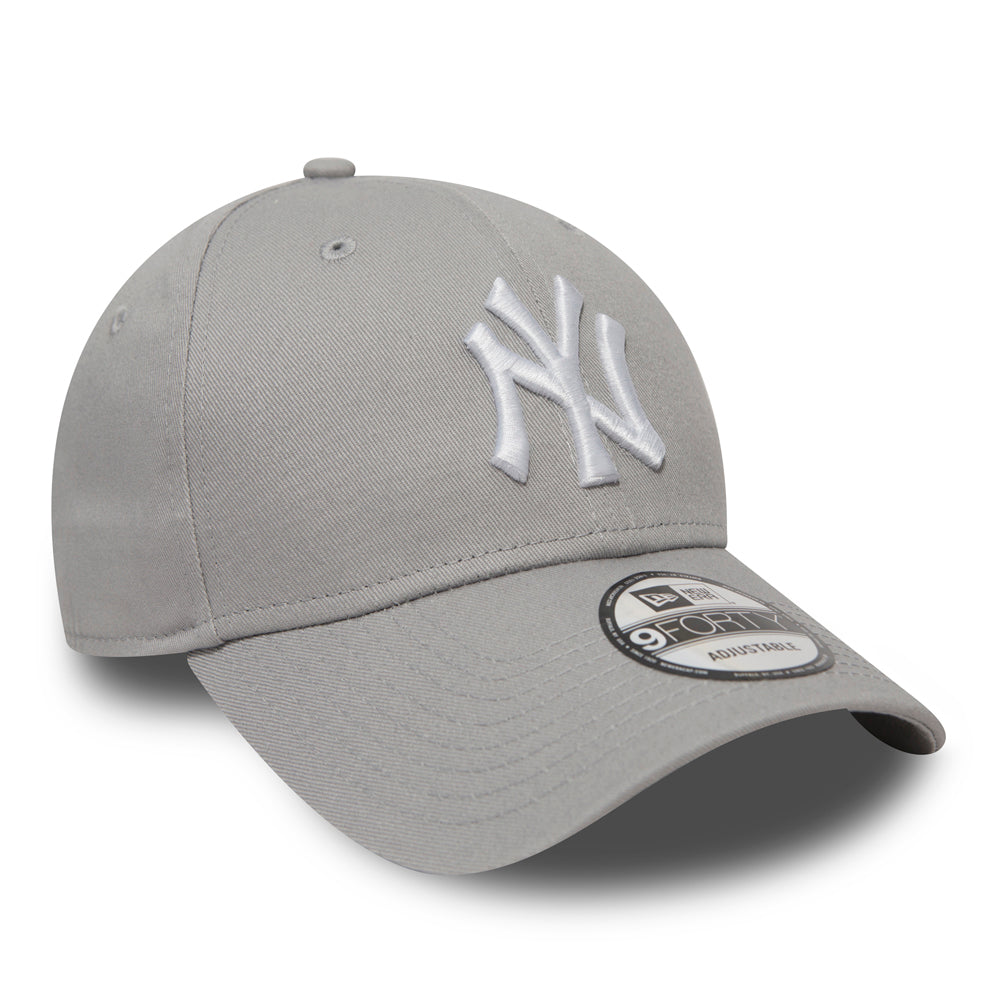 NEW ERA New York Yankees Essential Grey 9FORTY Adjustable Cap – LUX ...