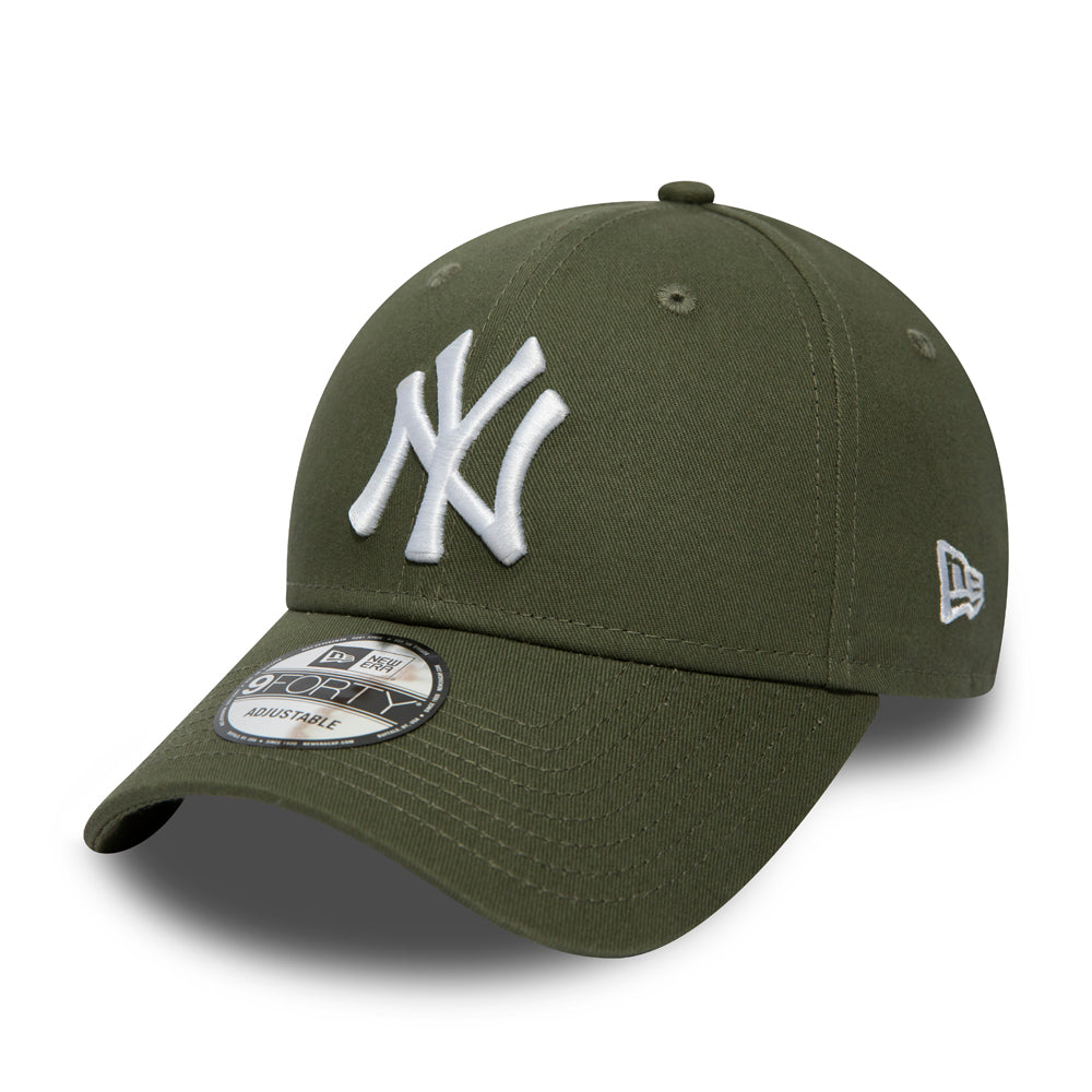 NEW ERA New York Yankees Essential Green 9FORTY Adjustable Cap – LUX ...